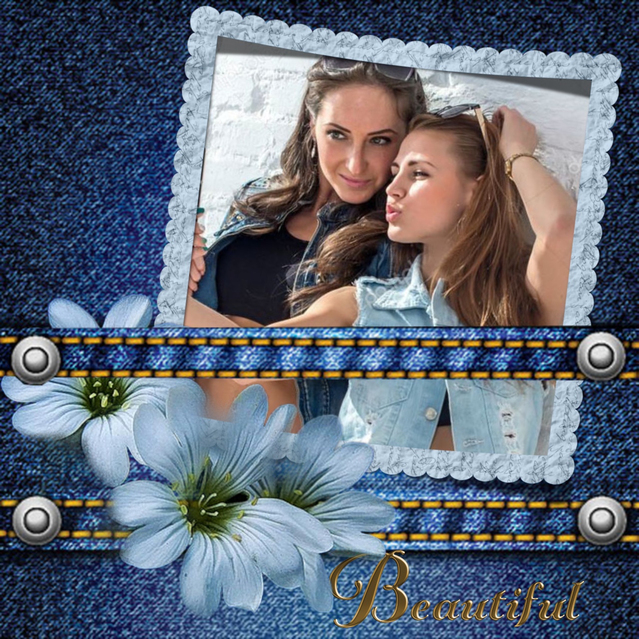 Nette's FamilyFrame Friends Frame - Photo Frame Best Friends Forever Frame My Friends Frame ...