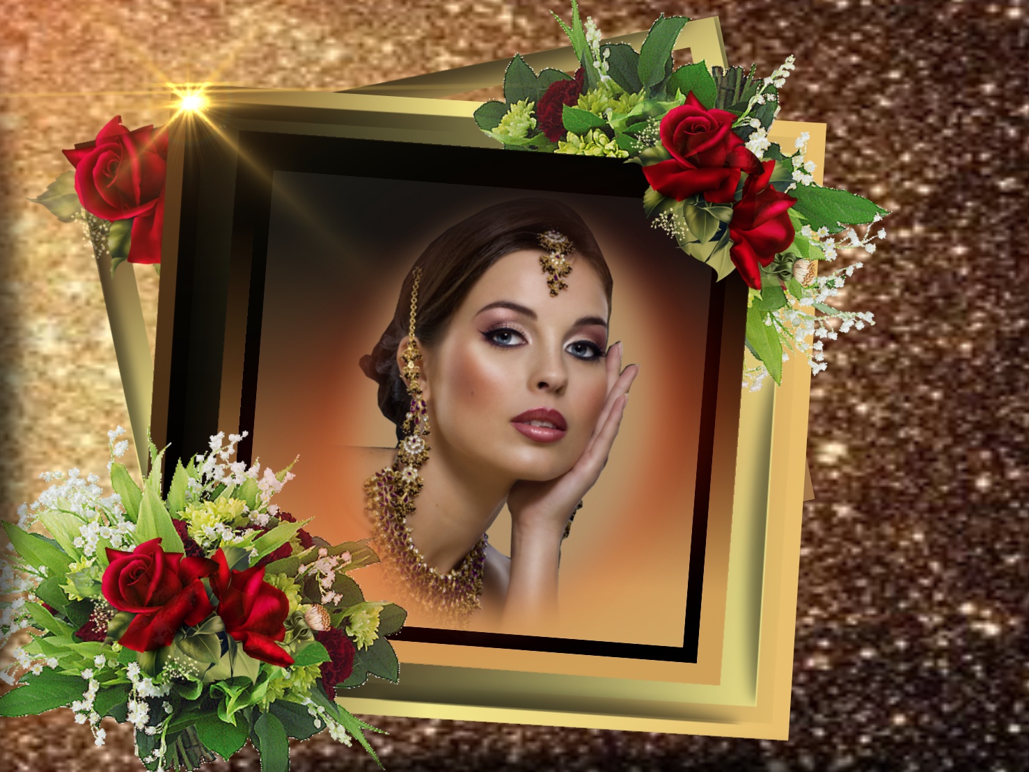 Wienie Coppen's Photos - beautiful frame roses - beautiful frame roses