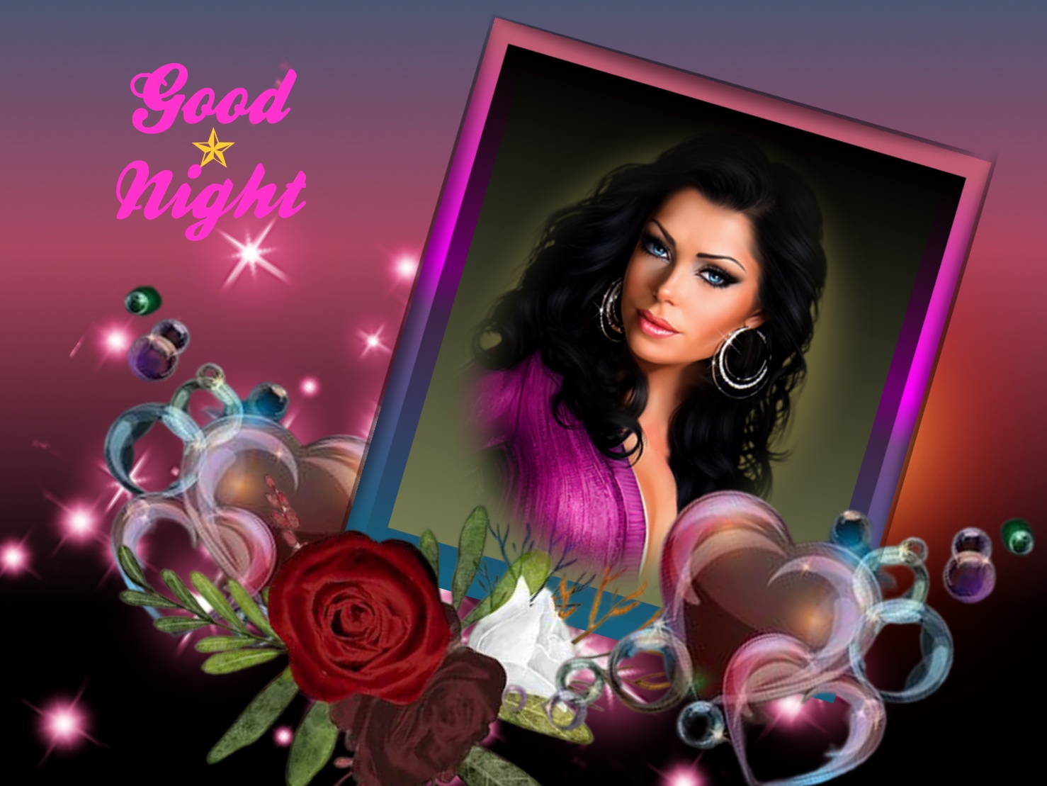 Wienie Coppen's Flowers,Goodnight,Sunset - bubbles flowers goodnight ...