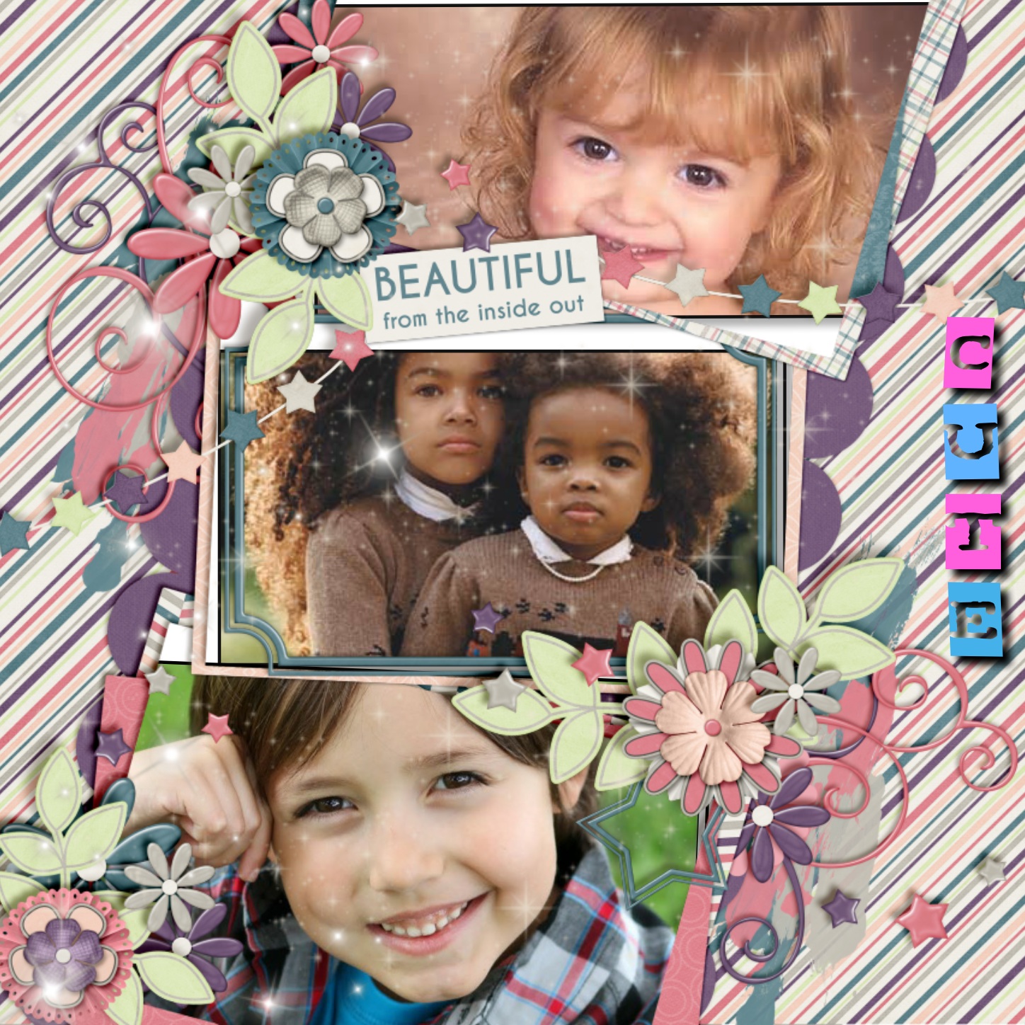 marialedesma1958's Picture Frames - 2013 November - Triple Frame Pink ...