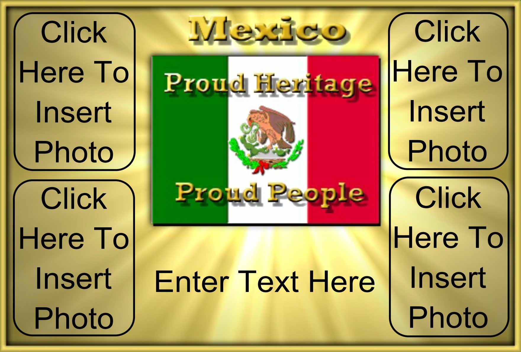 chromaluna's Photo Album Frames - 2007 - 2009 - Proud Mexican Heritage ...