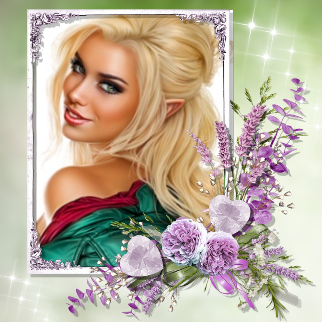 Nette's GoodDay HaveAGoodDay 🖼️ - Picture Frame Girly Girl Frame ...