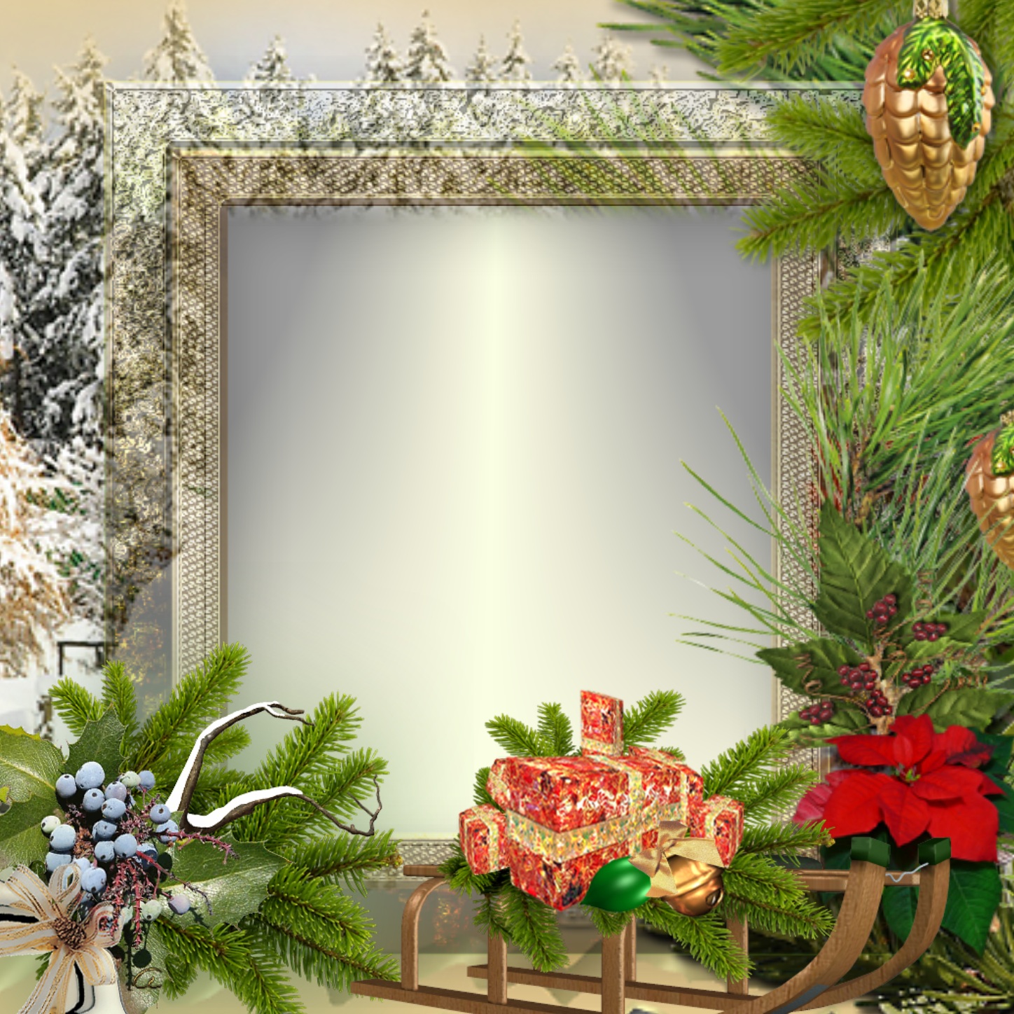 Emily50's Christmas Frame - happyholidaysChristmas christmaslight ...