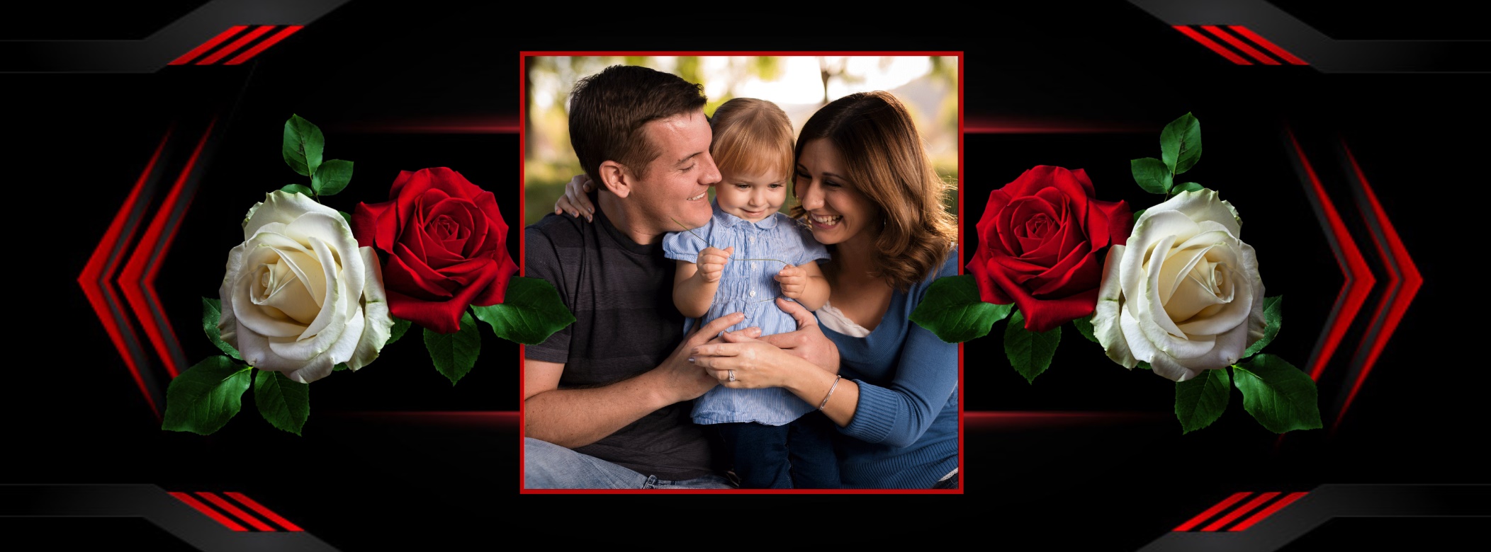 Elizabeth's FACEBOOK PROFILE COVER 🟦 - Facebook Profile Cover Red Rose ...