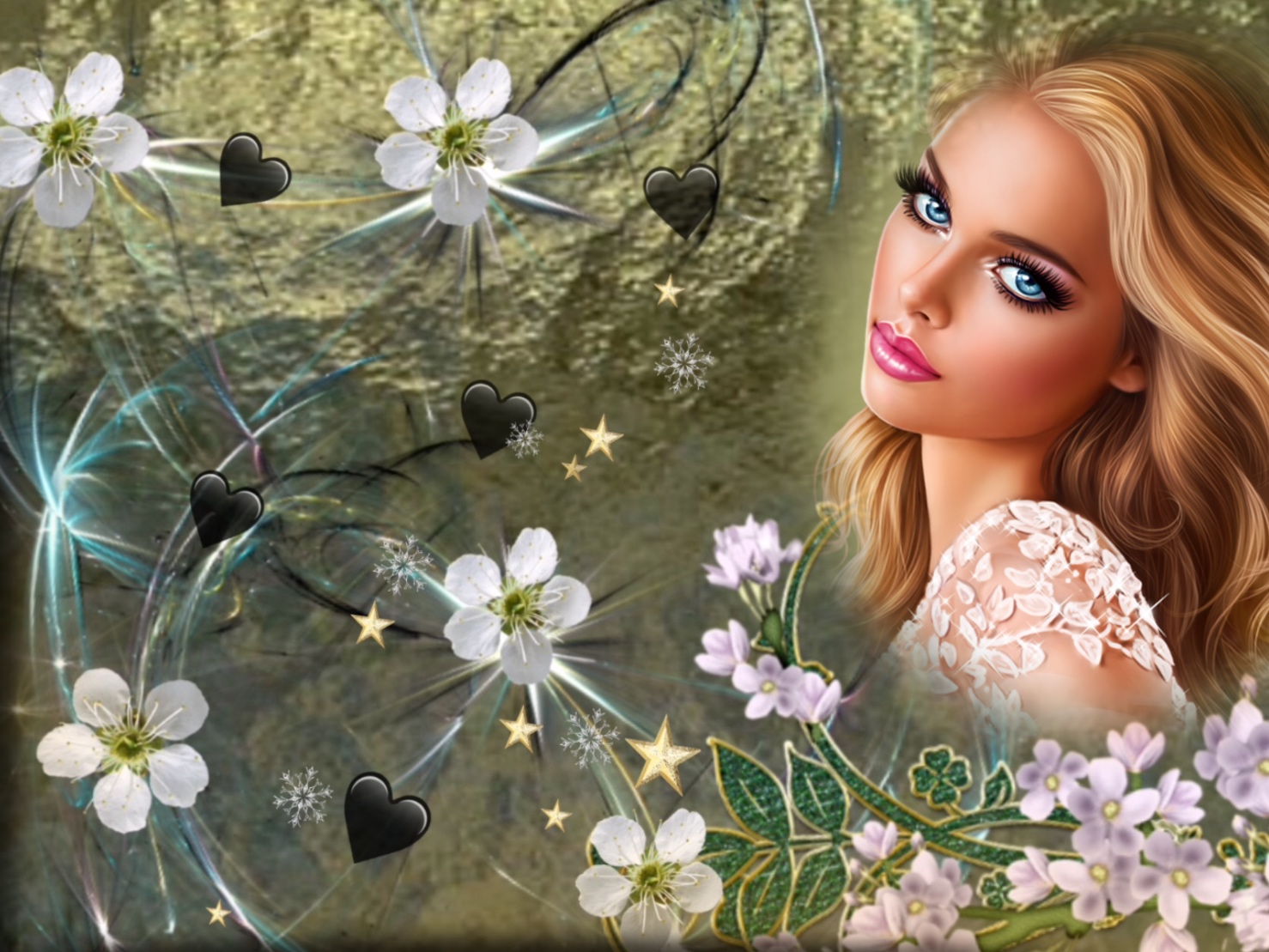 Wienie Coppen's Love romance - fantasy frame portrait - fantasy frame ...