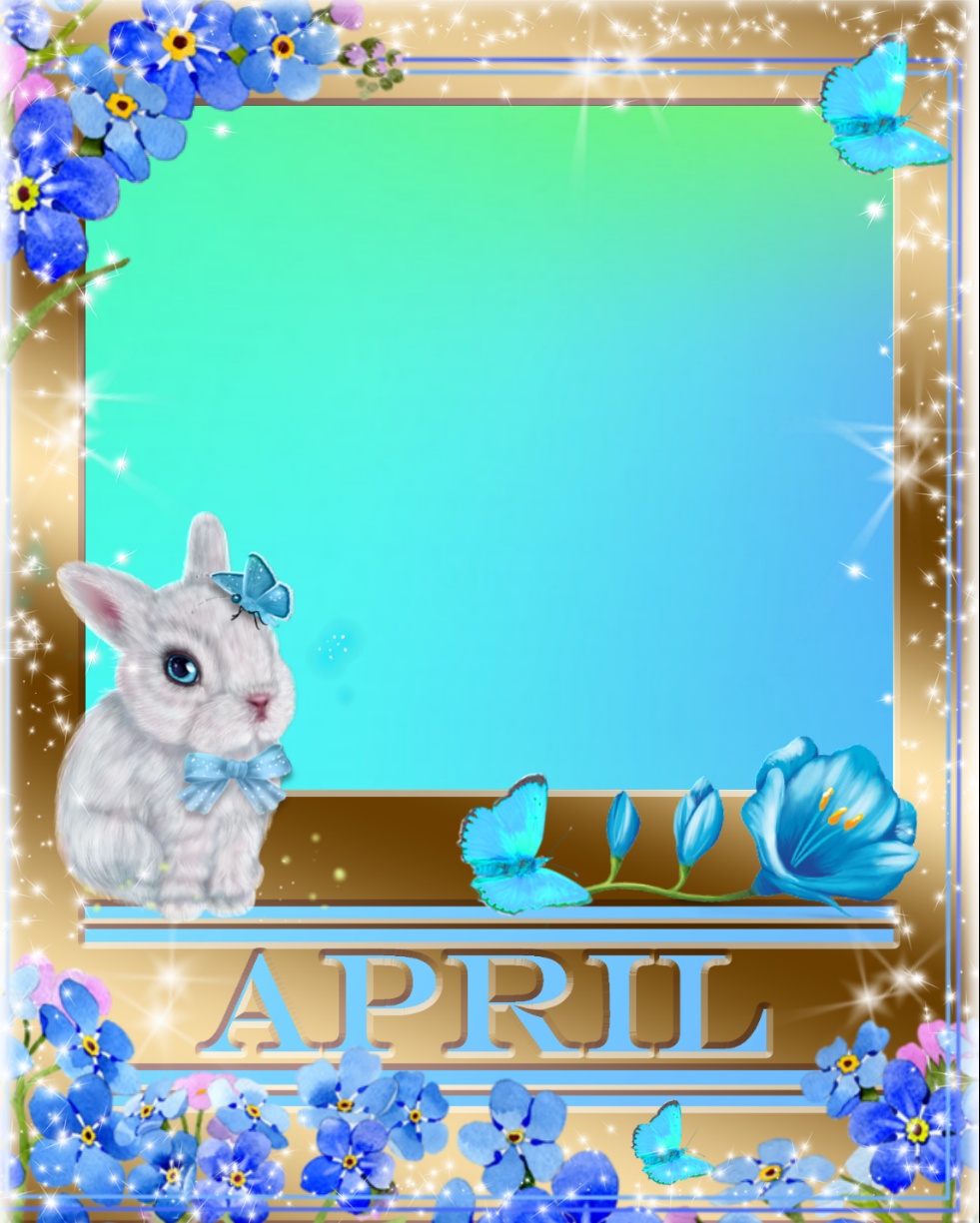 Sinnlich's ME! Frames - 2018 - April Blue Frame , 1 Frame Sinnlich ...