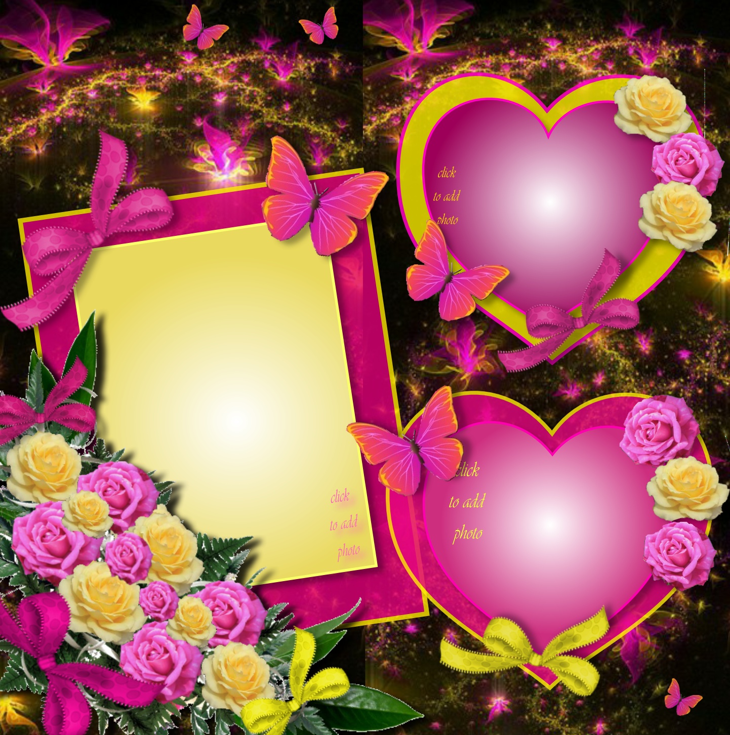 marialedesma1958's Girly Girl Frames - 2012 April - Pink & yellow ...