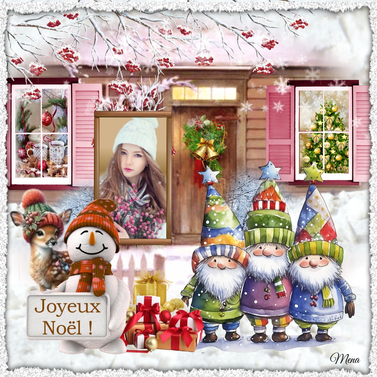 Mena's Christmas Frames / Molduras De Natal - Mena Christmas Frames ...