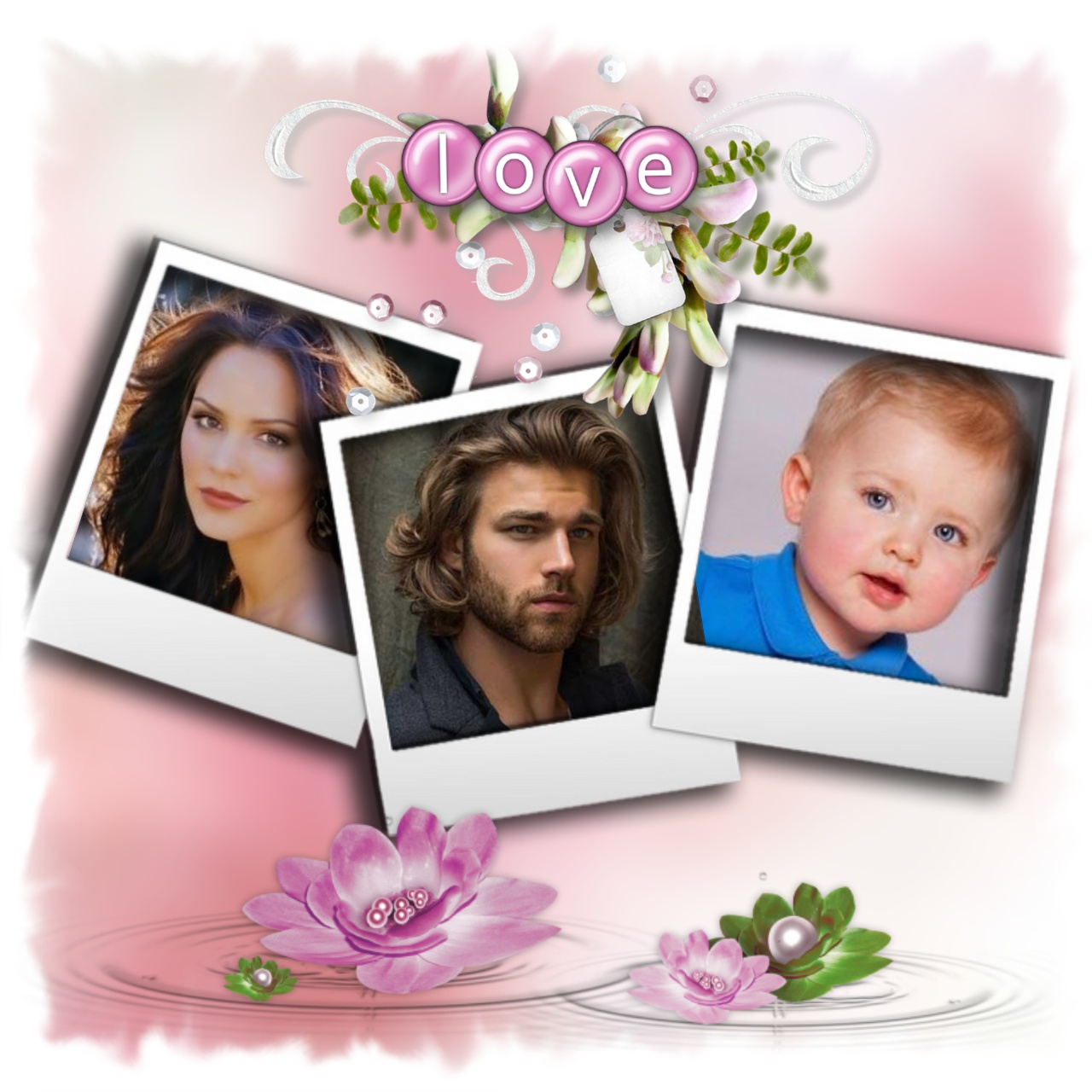 Nette's FamilyFrame Friends Frame - With Love Stylin Frame Family Photo ...