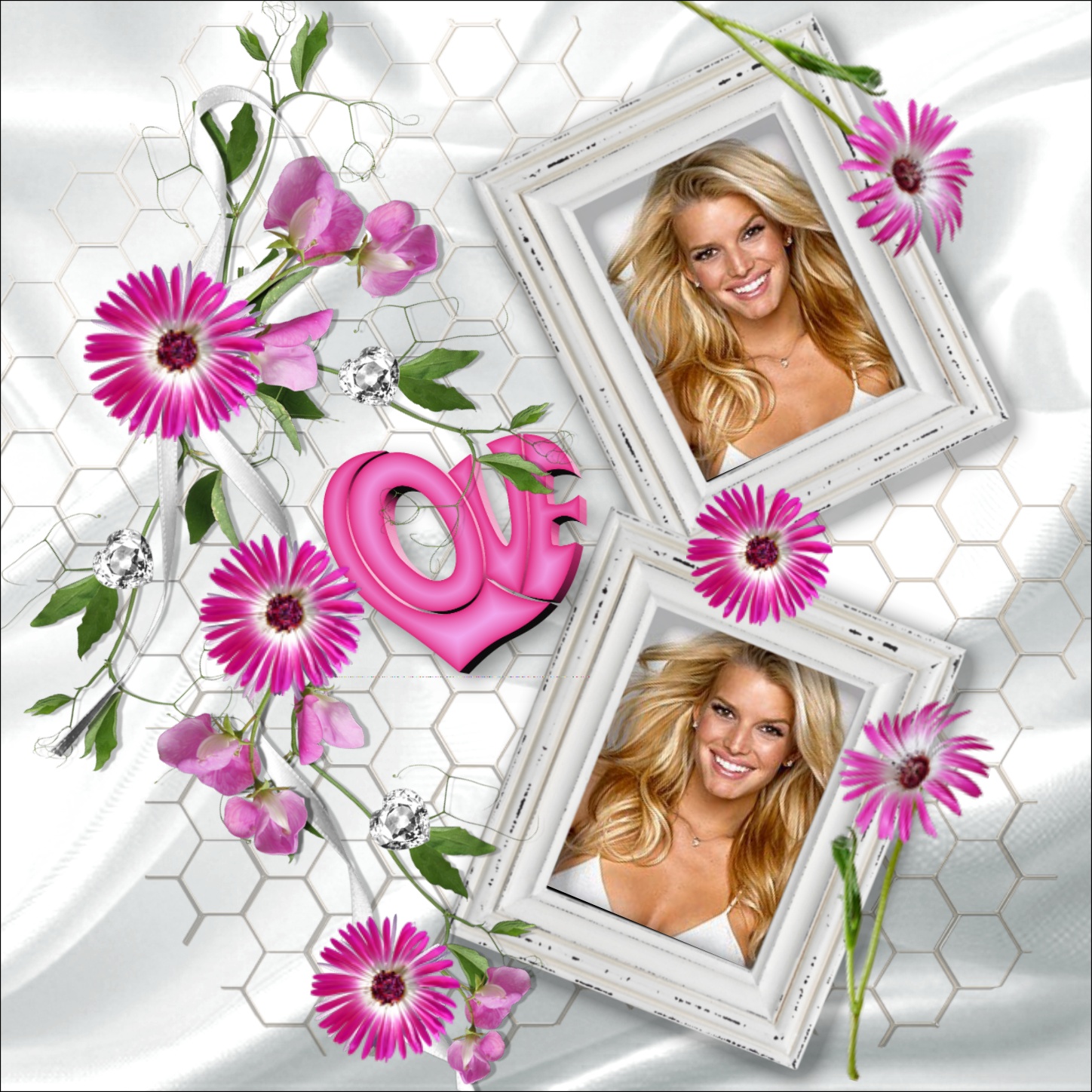 Nette's Double Photo Frames - Double Photo Frame Nette in Love - Double ...