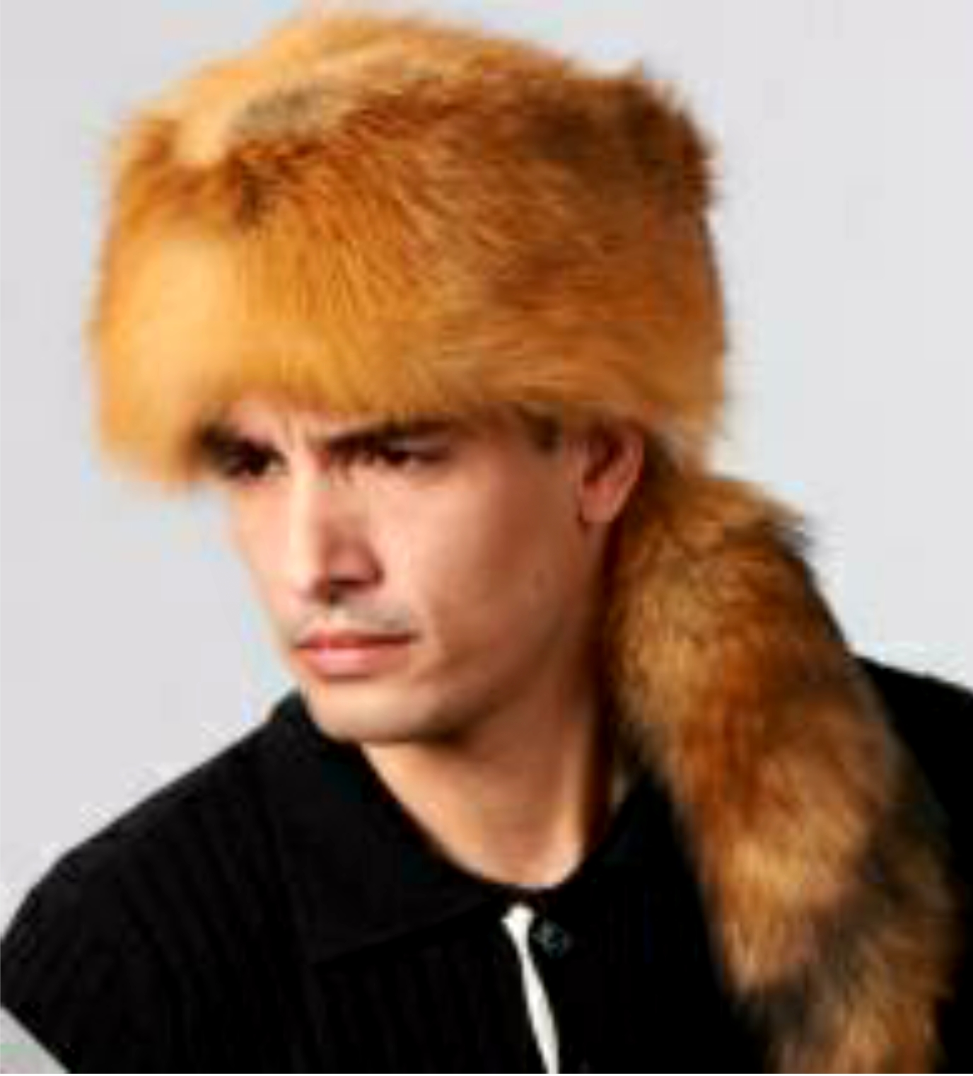 MIRONNA's Face Cut-Out Frames - 2012 November - Red Fox Hat for Man ...