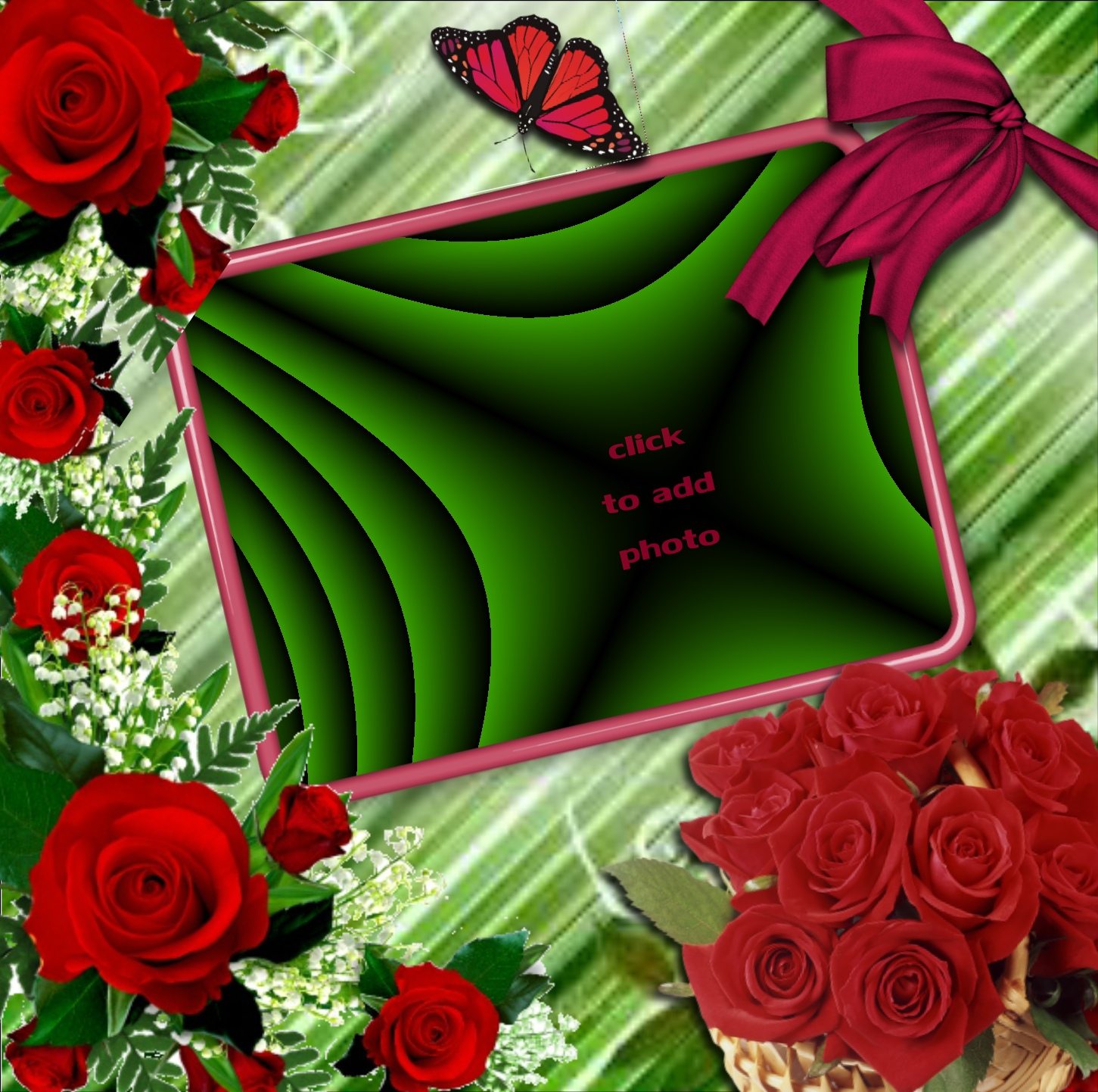 marialedesma1958's Picture Frames - 2013 July - Red Roses Green ...