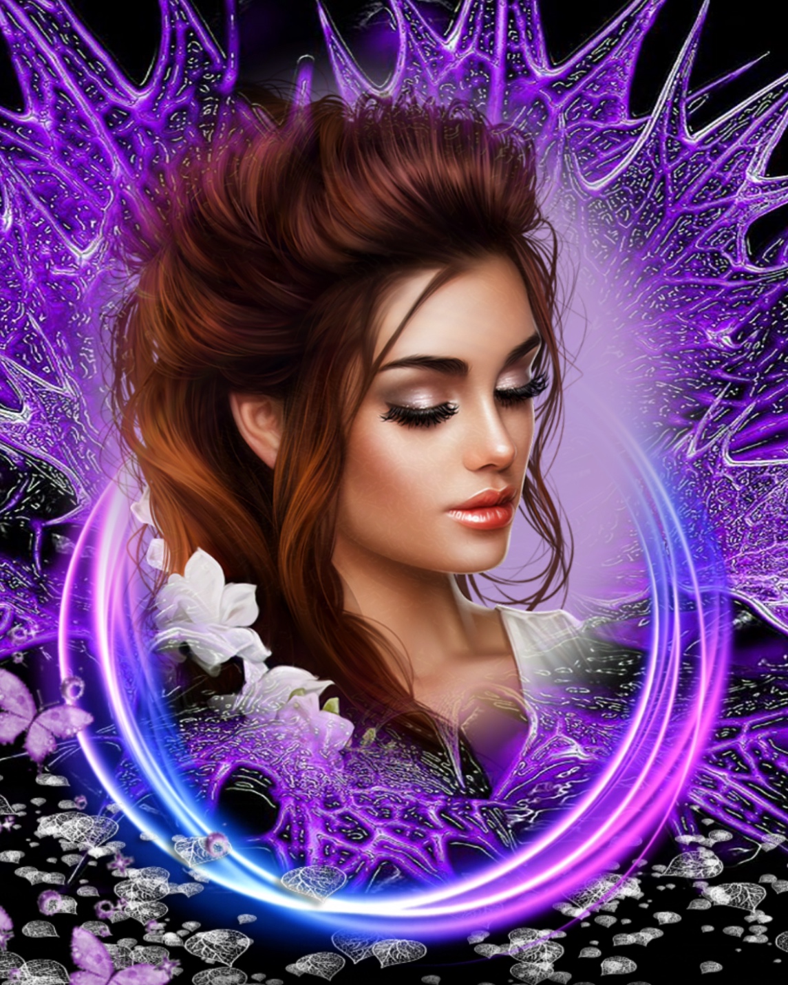 Wienie Coppen's Photos Abstracts Art - abstract art purple - abstract ...