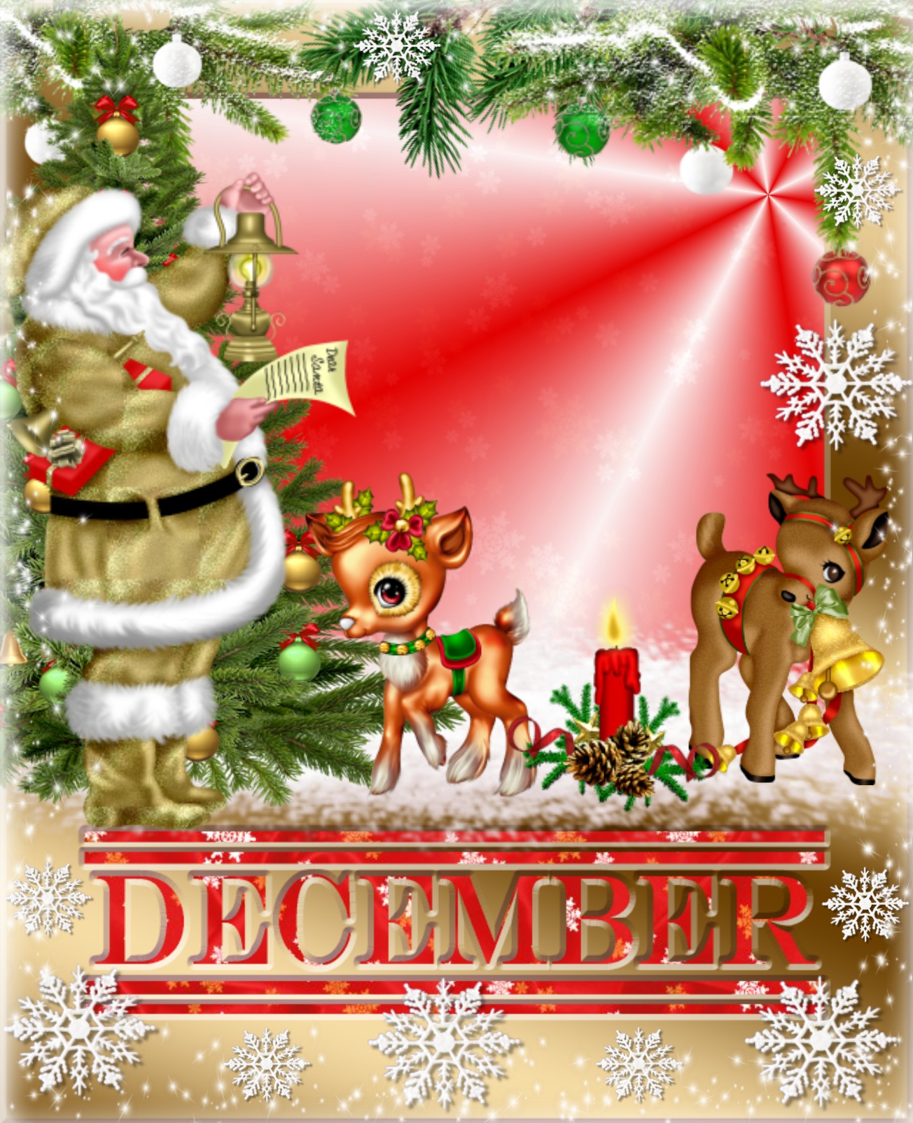 Sinnlich's Christmas Frames - 2021 Thanks - December Frame Sinnlich ...