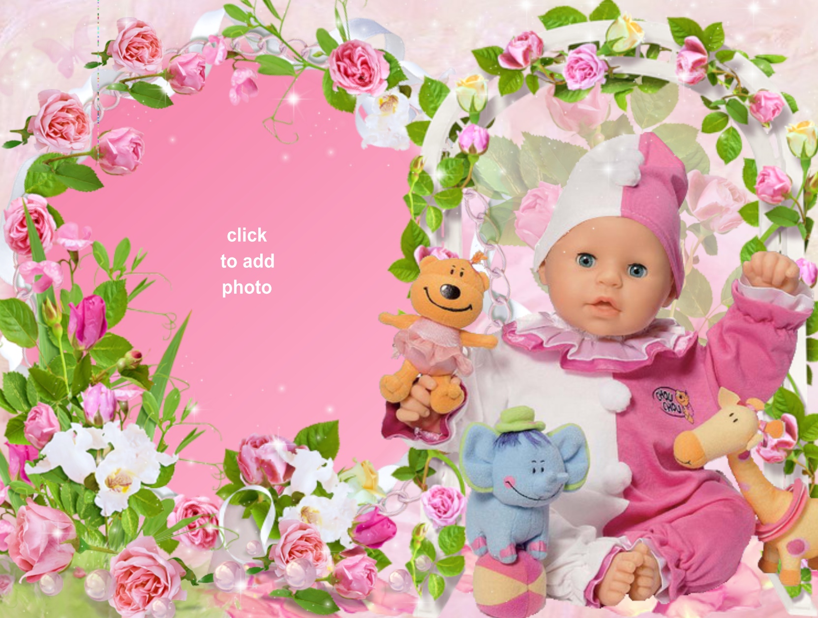 Sinnlich's Babie Frames - Winter Babies - Puppet in Roses Sinnlich ...