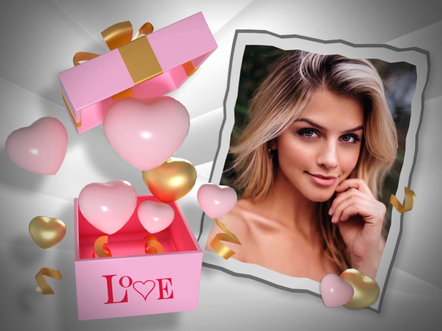 Elizabeth's LOVE/ROMANCE 😍 2/2 - Love Fun Frame Happy Valentines Day ...