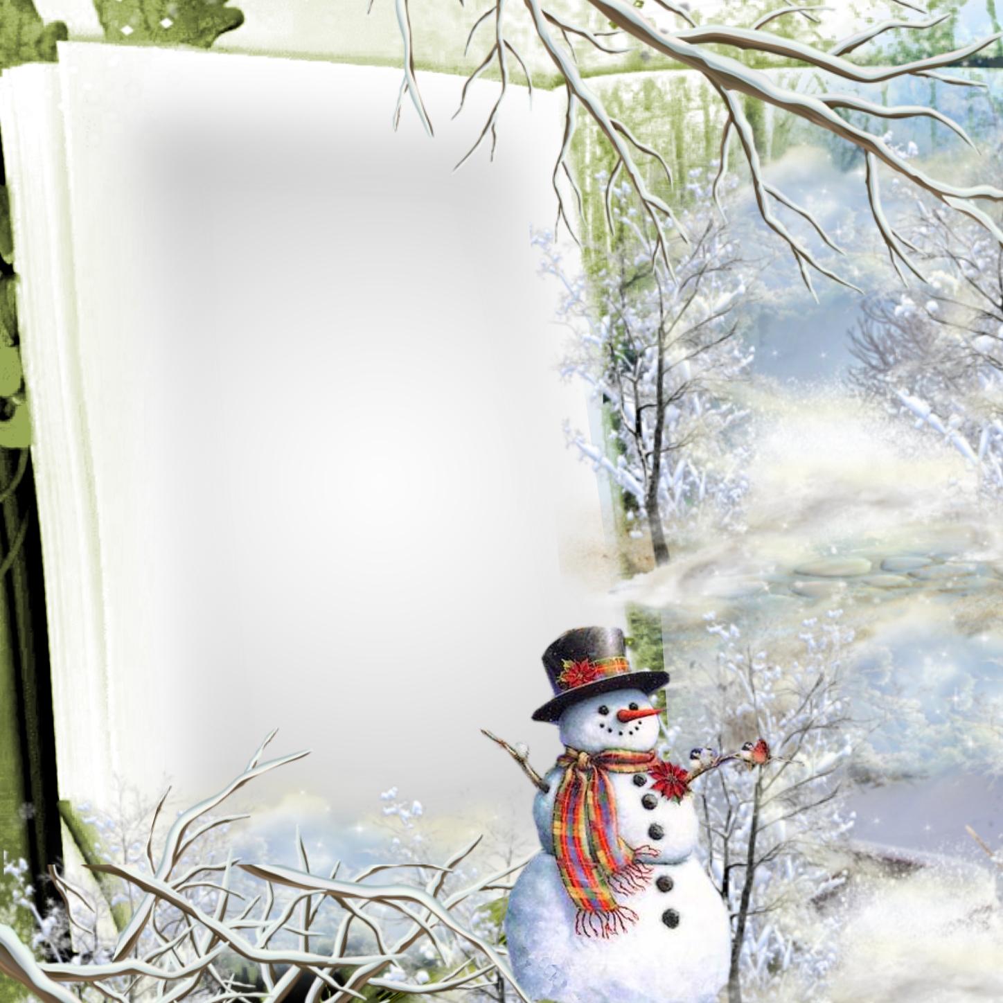 Emily50's Nature - snowman winternature - snowman winternature