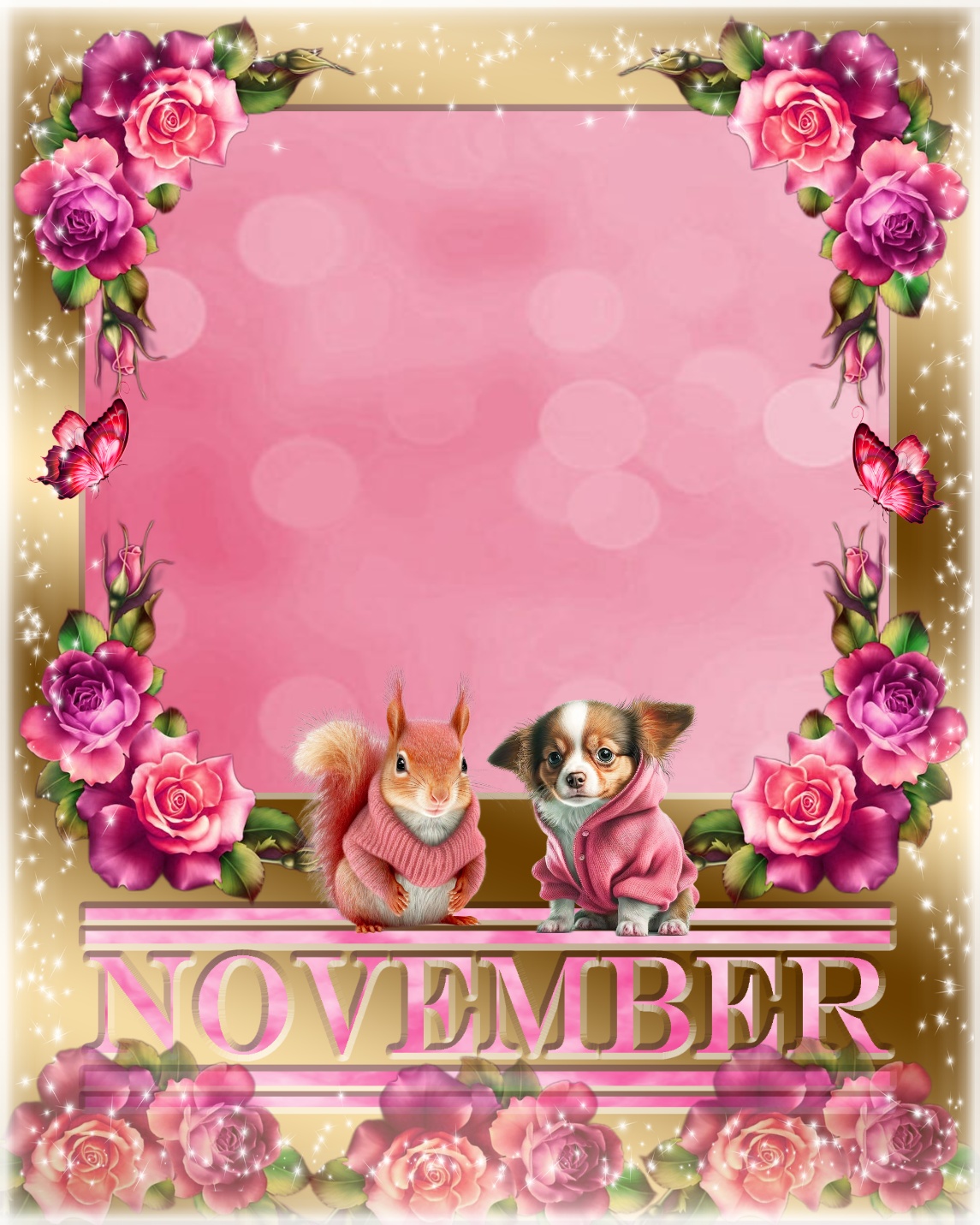 Sinnlich's ME! Frames - 2023 - Pink November Frame Sinnlich Calendar ...