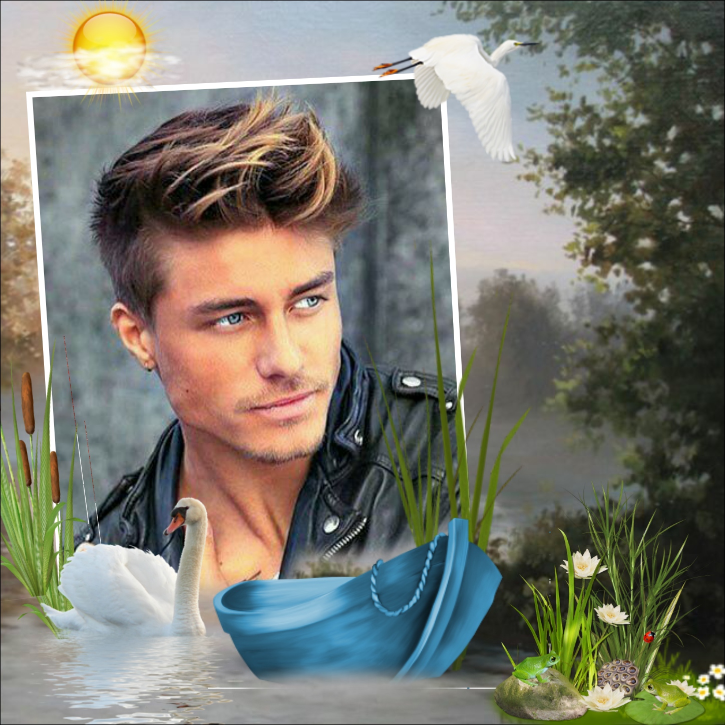 Nette's Scenery Mountains Ocean Beach Nature - Nature Frame Picture ...