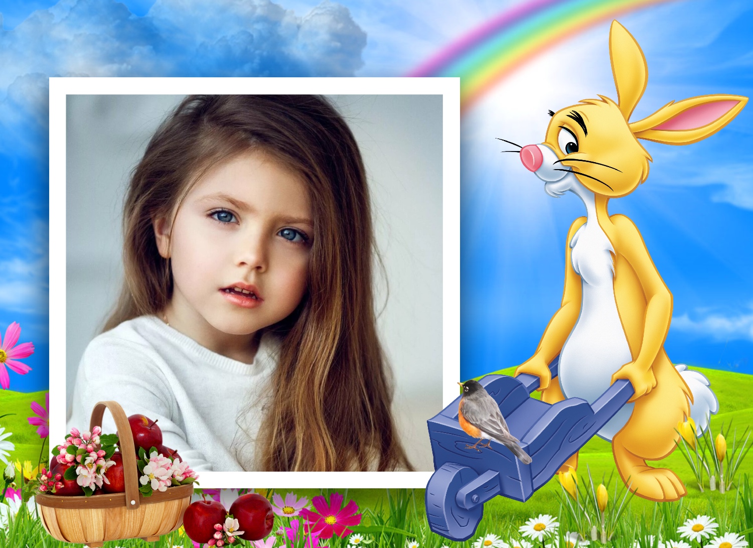 Nette's Cartoon Kids Frame🤡 - Cartoon Kids Kids Photo Frame Nette ...