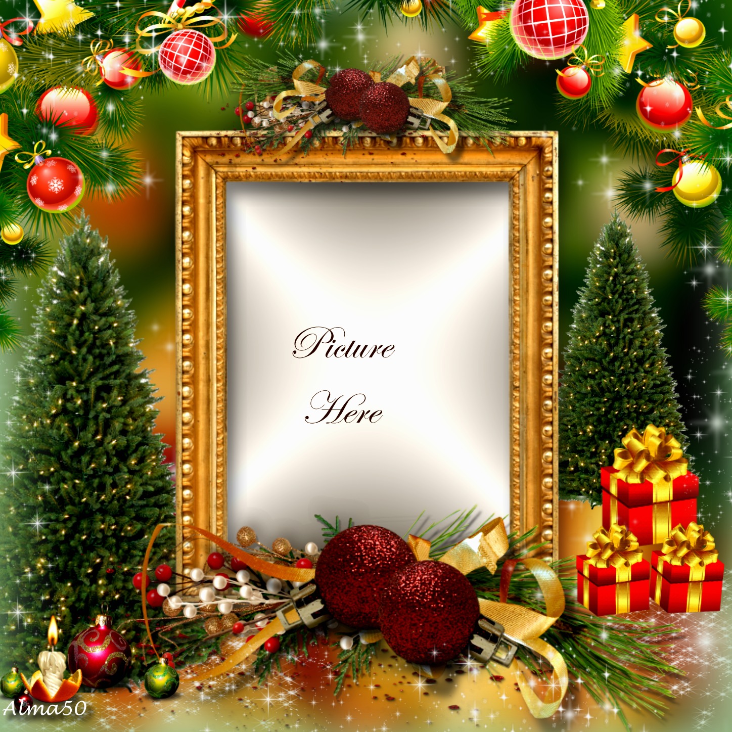alma50's Christma Frames - 2012 November - Christmas Frame Alma50 ...