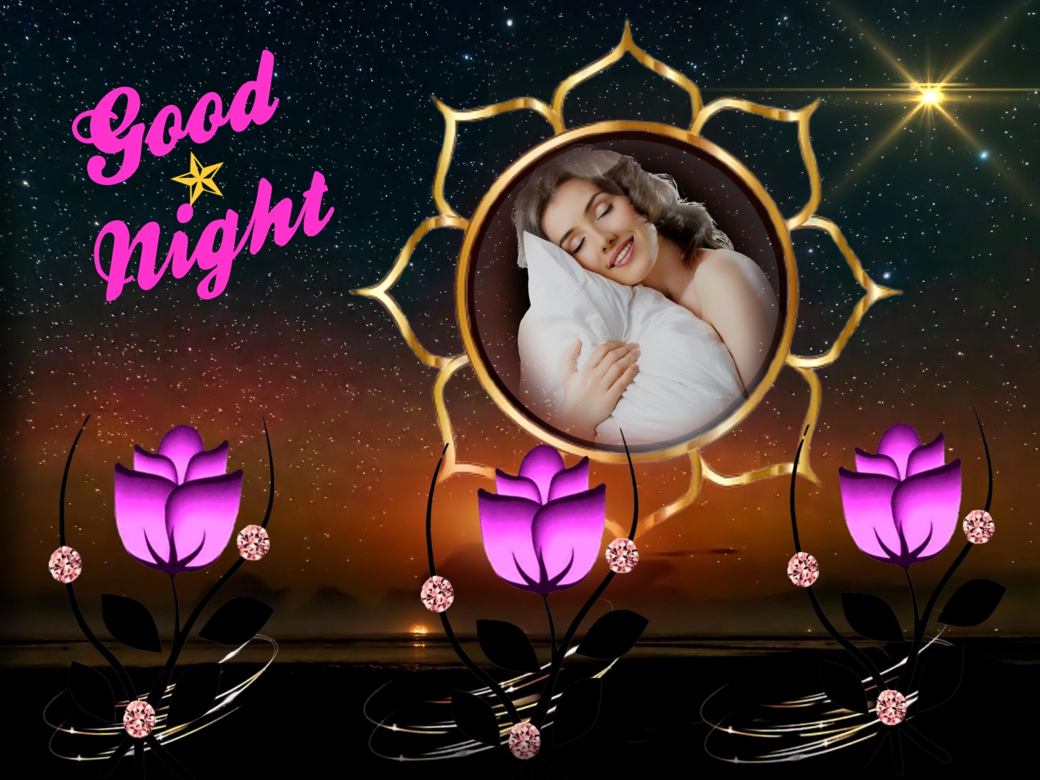 Wienie Coppen's Candles,Goodnight,Sunset - beautiful flowers goodnight ...