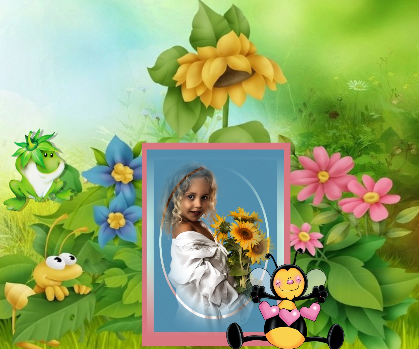 It'sMichelle's Kids Playing and Laughing Frames - Kids Fun Summer ...