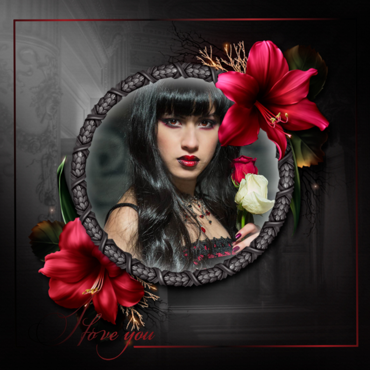 Nette's Goth, Punk and Emo Frames - 2018 - Steampunk Picture Frame ...