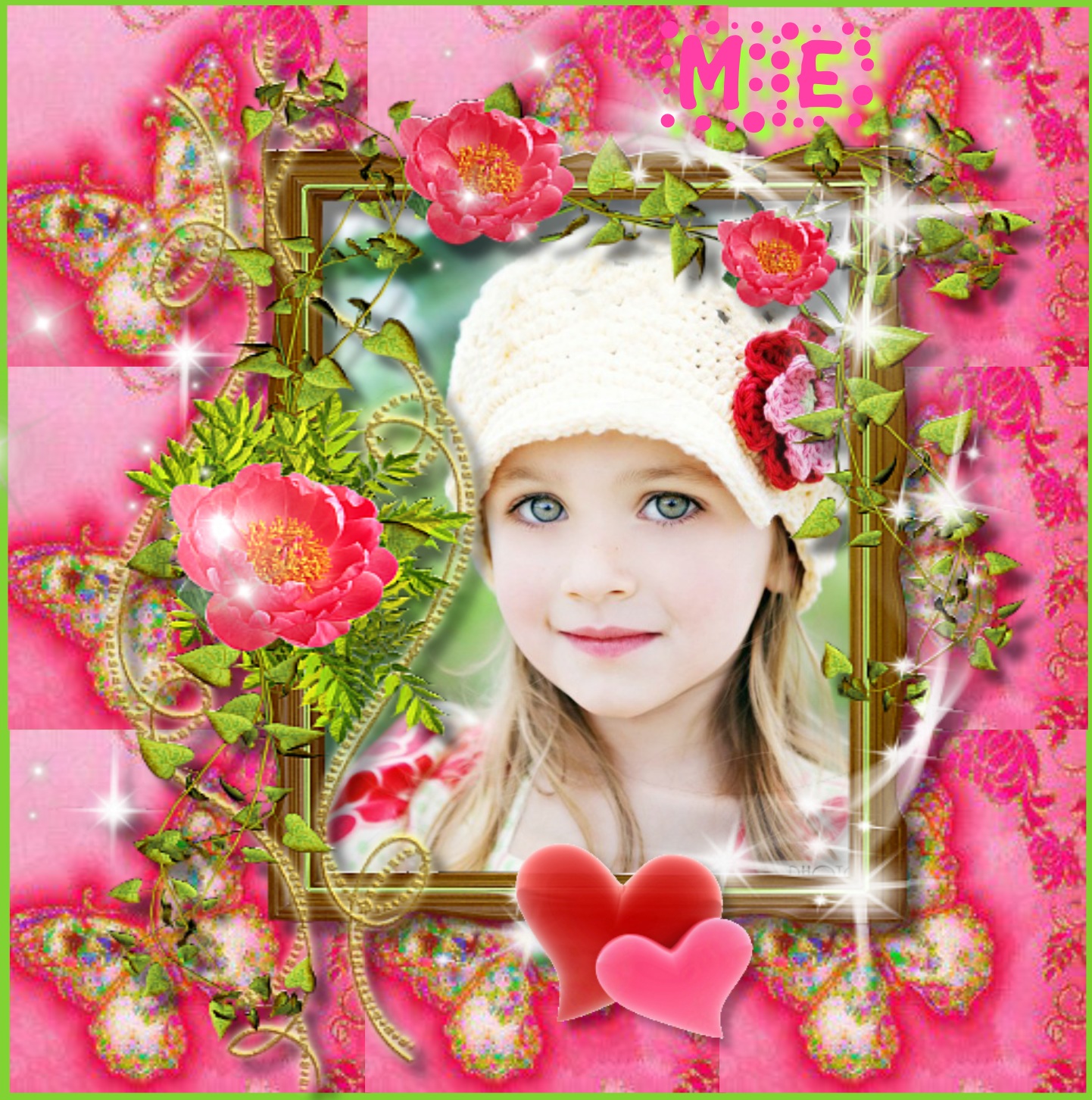 marialedesma1958's Girly Girl Frames - 2013 October - Pink And Green ...