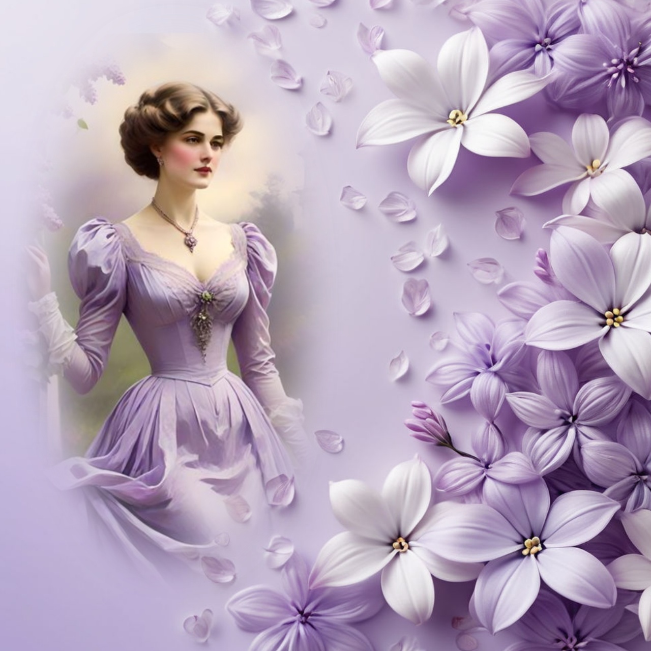 Emily50's Kimi Frames (Portrait) - Portrait Purple Beautiful - Portrait ...