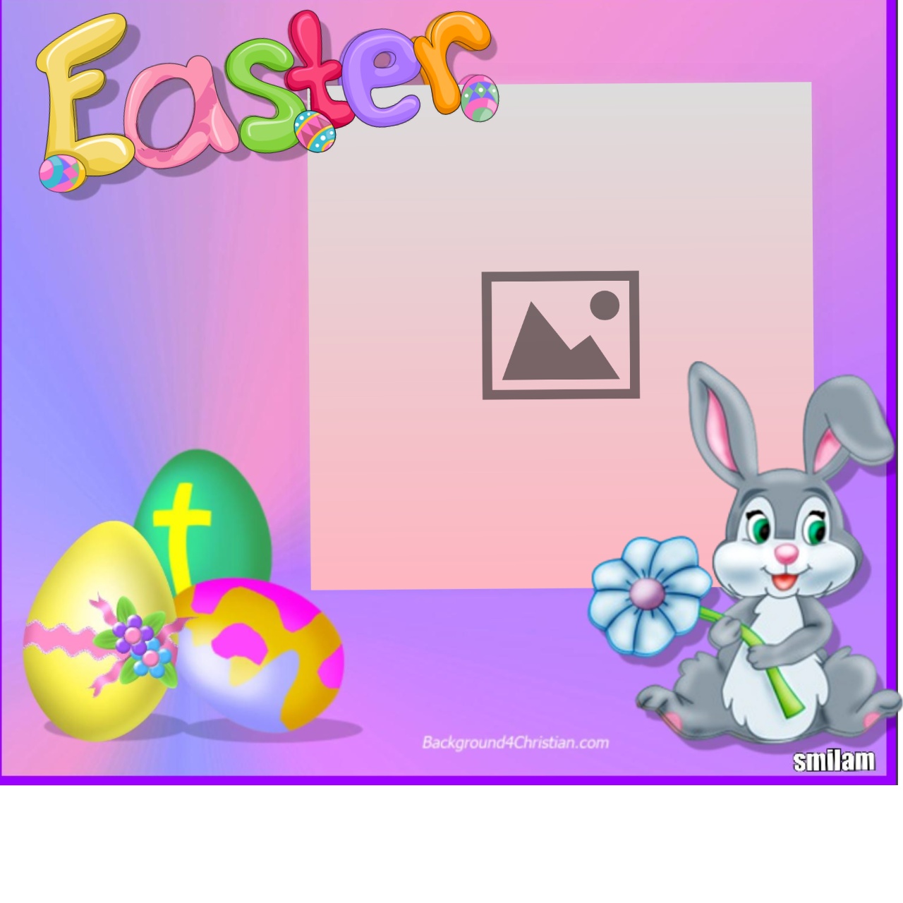 smilam's Spring and Easter Frames - Hello Spring! 2019 - Easter; Bunny ...