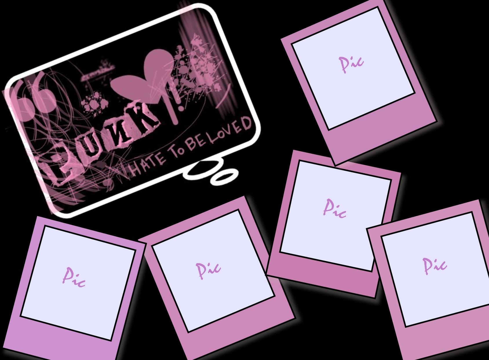 sazzyuk's Scrapbook Frames - 2007 August - Punk Collage Sazzyuk ...