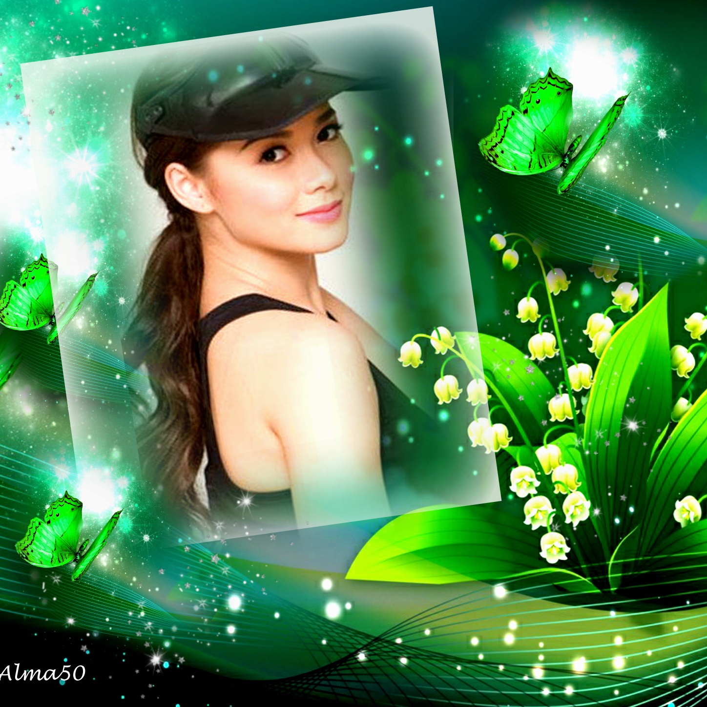 alma50's Picture Frames - 2012 March - Me- Green Beauty Alma50 picture ...