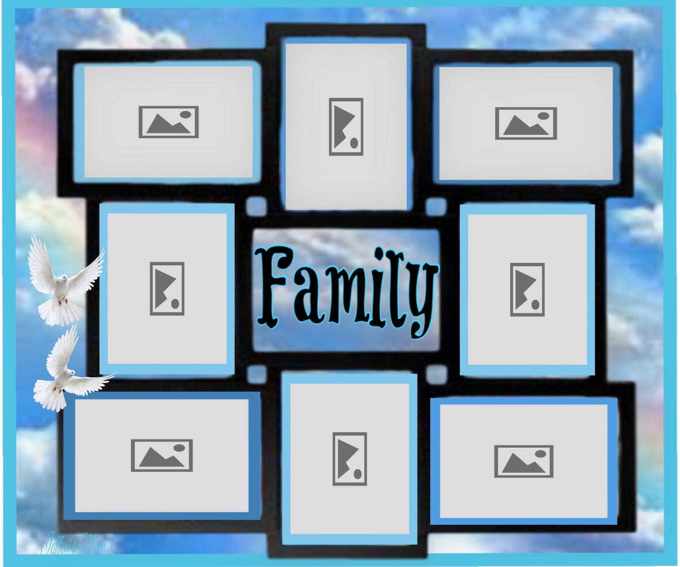 JeffeysMom's Family Collage eight frame - Family, love, life, eight,8 ...