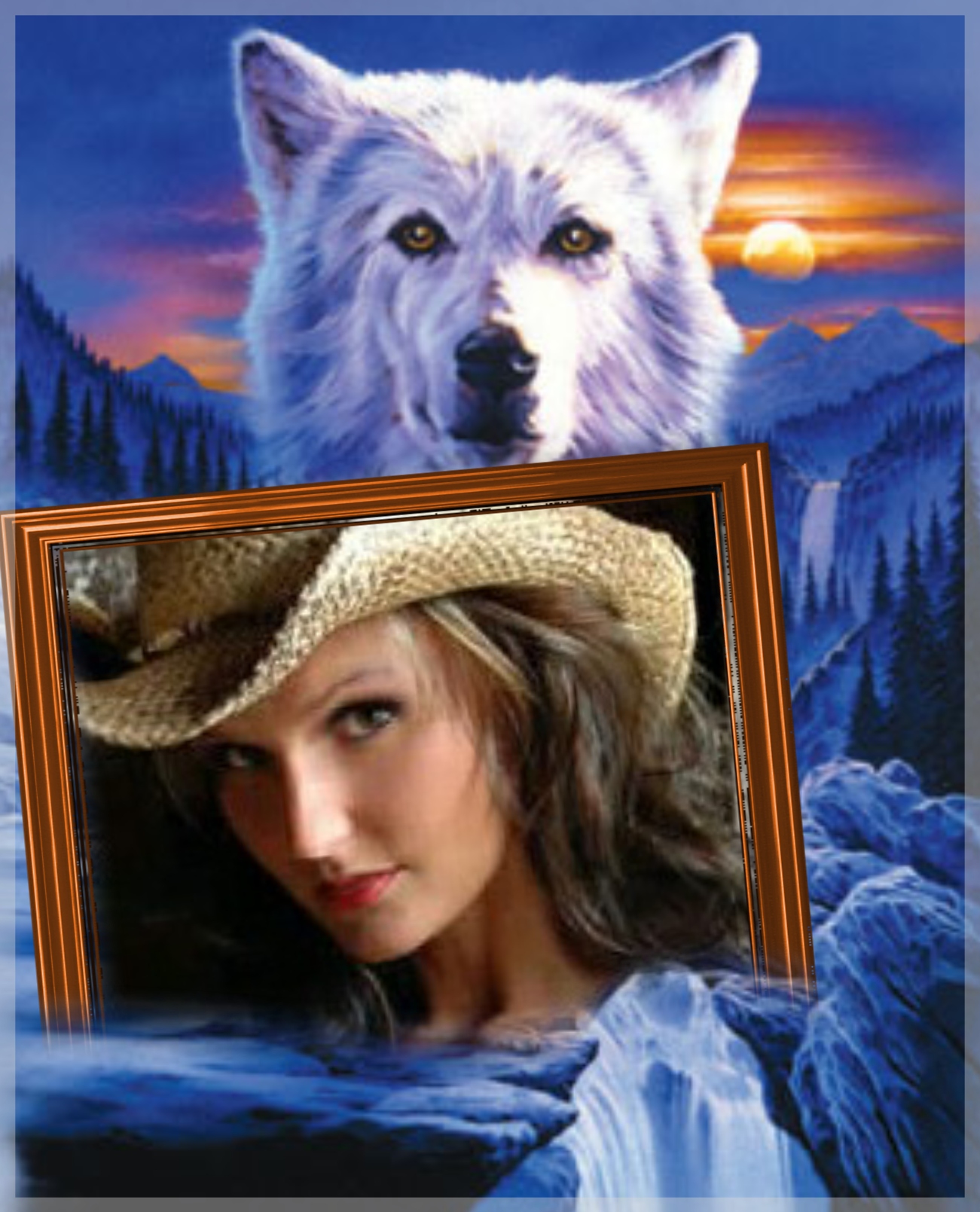 evmasy's Wildlife Frames - 2007 - 2017 - +wolf greetings+ wolf moon ...