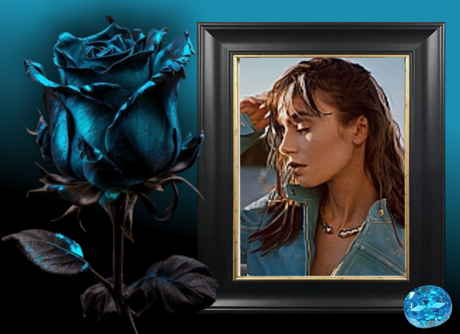 Nette's Flower Frame - Single Flower Frame Picture Frame Nette - Single ...