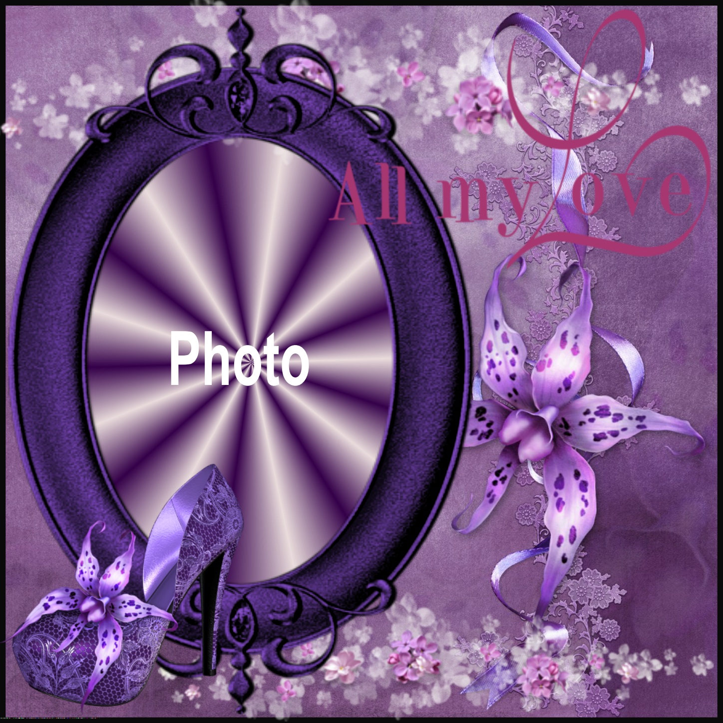 TAMMYBRANTLEY's Picture Frames - 2013 April - Lavender Frame ...