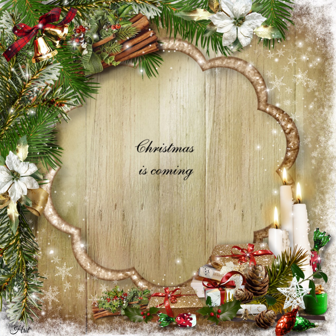 hrit's Christmas Frames - 2021 - 2021 - Christmas is coming Hrit christmas merrychristmas
