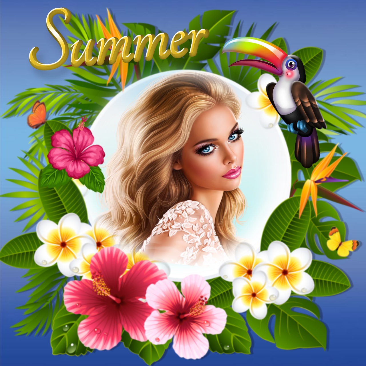 lissy's Summer Frame - Summer fun - summerlissy005 - summerlissy005