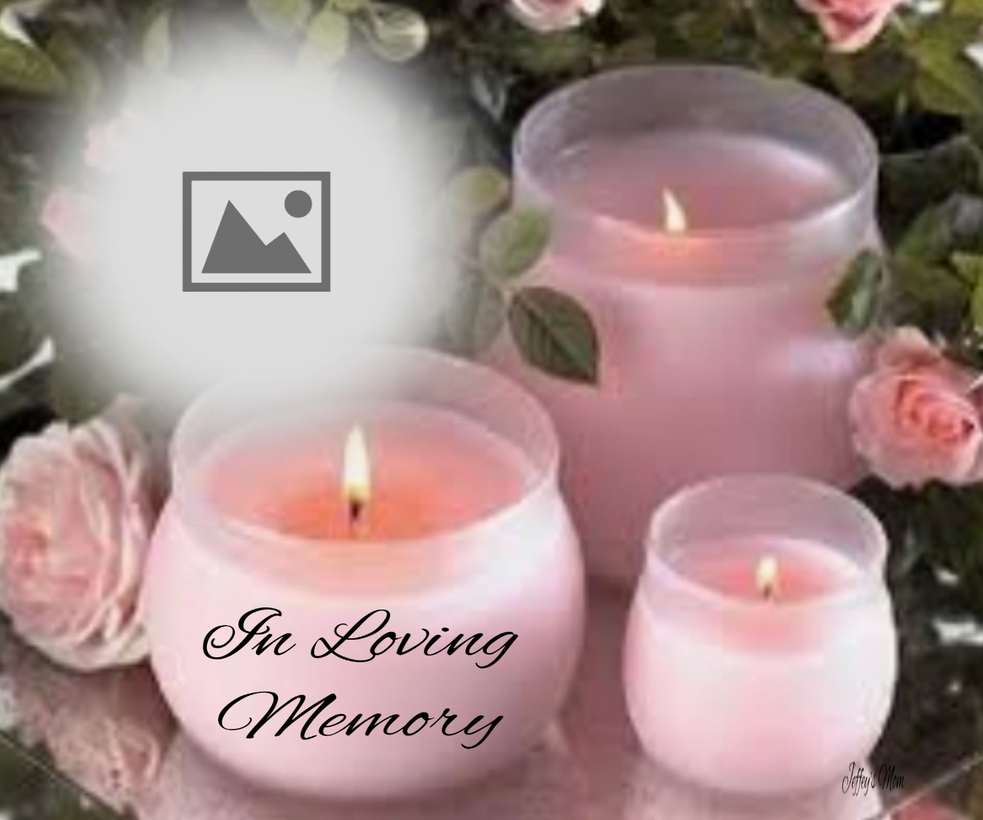 JeffeysMom's In Loving Memory 3 pink candles - Grief, loss, despair ...