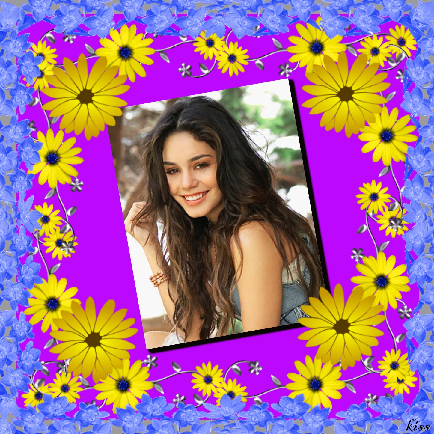 kiss_unlimited79's Picture Frames - 2009 June - Kiss - Floral Frame ...