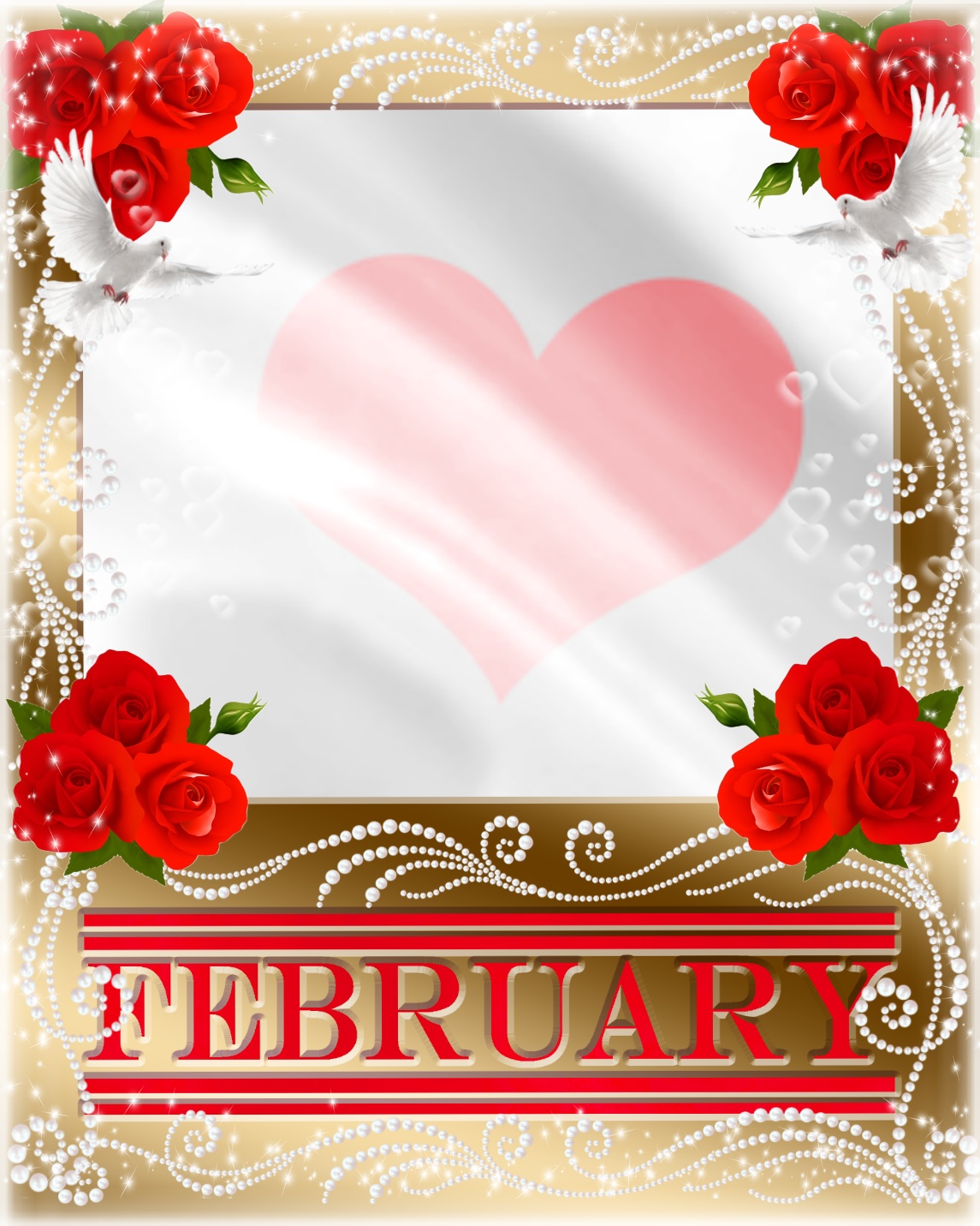 Sinnlich's ME! Frames - Winter Monats Frames - February Frame Sinnlich ...