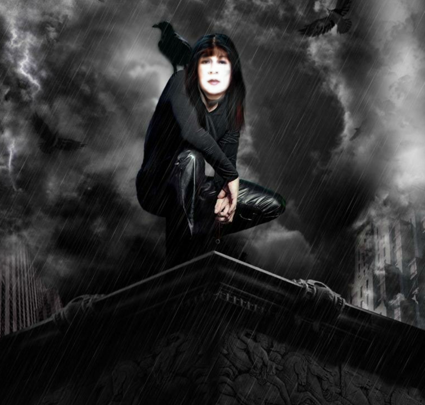 Blue-Nightingale's Face Cut-Out Frames - 2013 October - Storm Raven ...