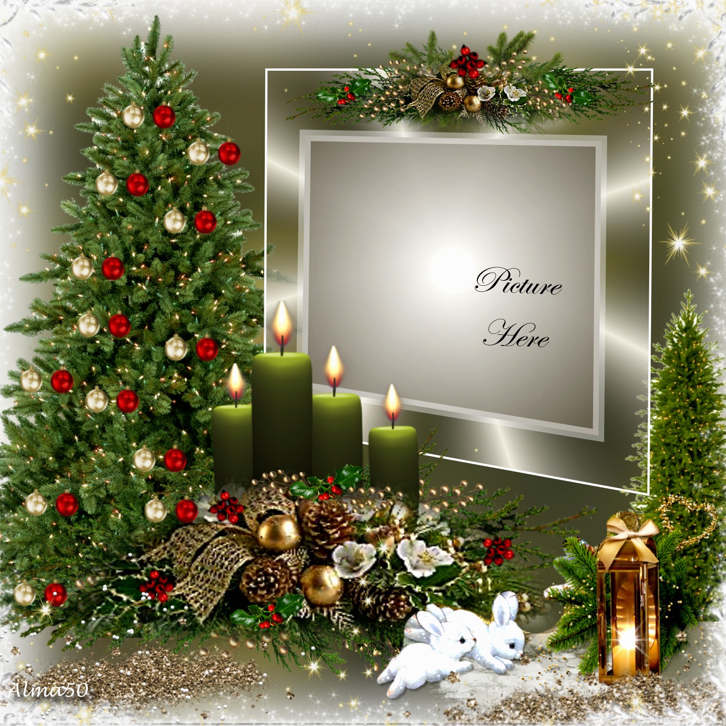 alma50's Christma Frames - 2012 December - Xmas with family Alma50 ...