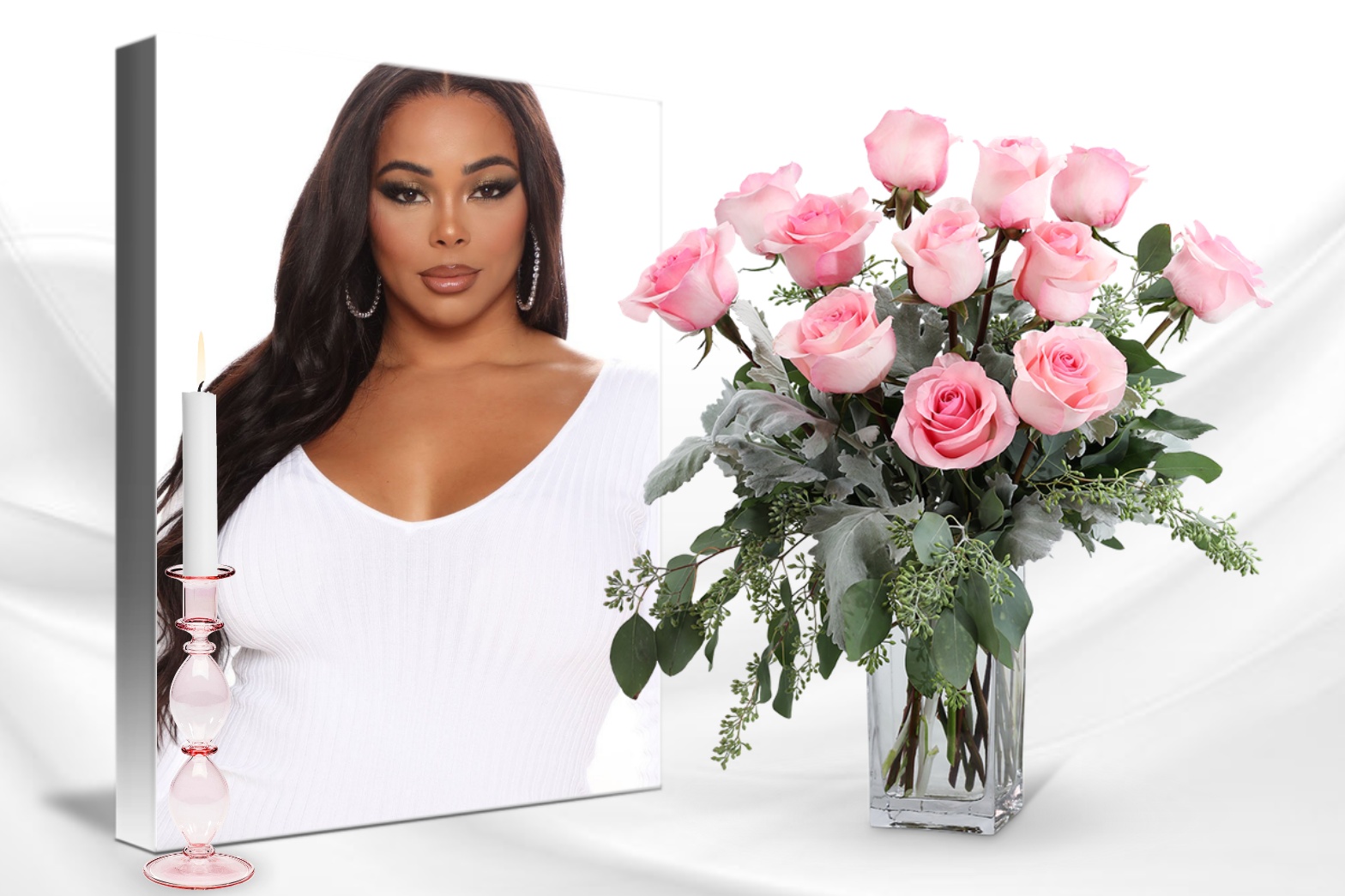 Jezebel64's Floral - Bouquet Pink Rose Picture Frame Jezebel64 Have A ...