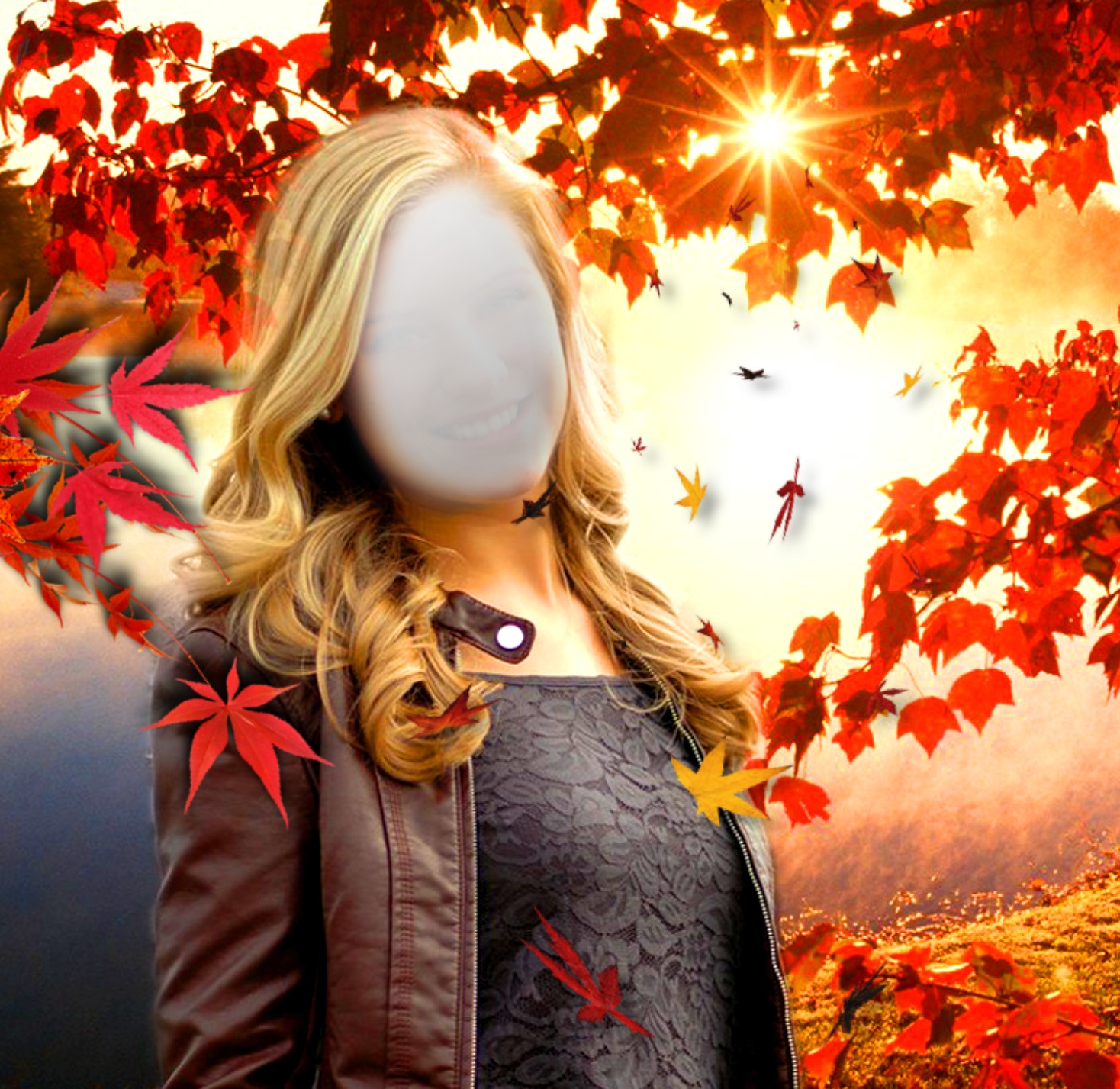 lissy's Face Cut-Out Frames - 2016 October - lissy-autumn girl Lissy005 ...