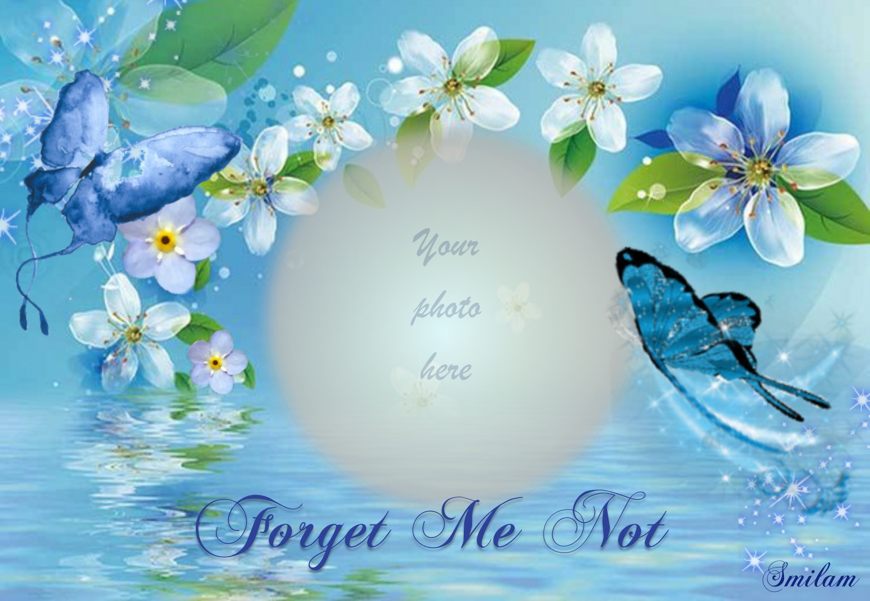 smilam's Missing You Frames - Missing You - Forget Me Not Forget Me Not ...
