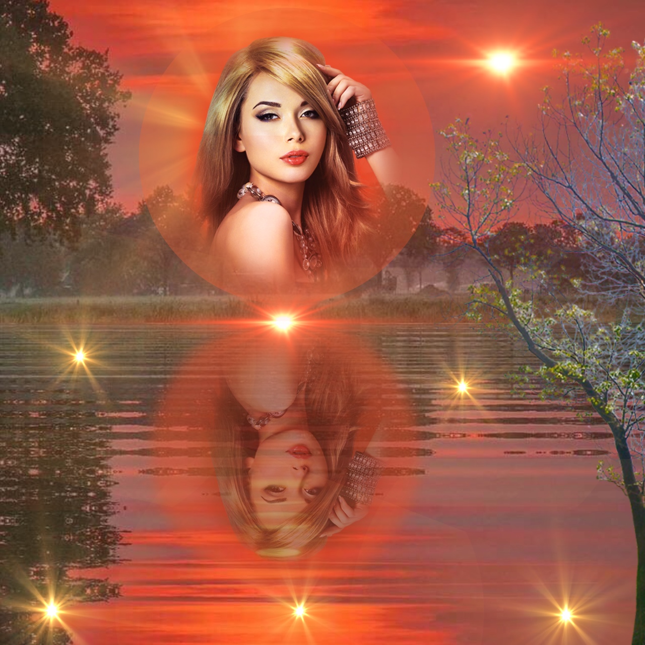 Wienie Coppen's Love romance - frame nightfall sunset - frame nightfall ...