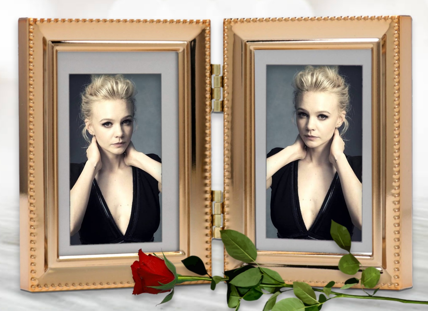 Jezebel64's Double Frames - Double Frame Red Rose Family - Double Frame ...