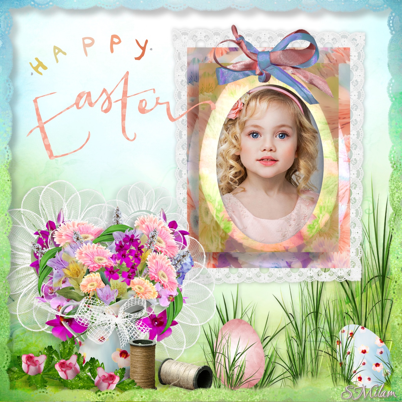 smilam's Spring and Easter Frames - Easter 2023 - Easter 2023 - Happy Easter! smilam Easter ...